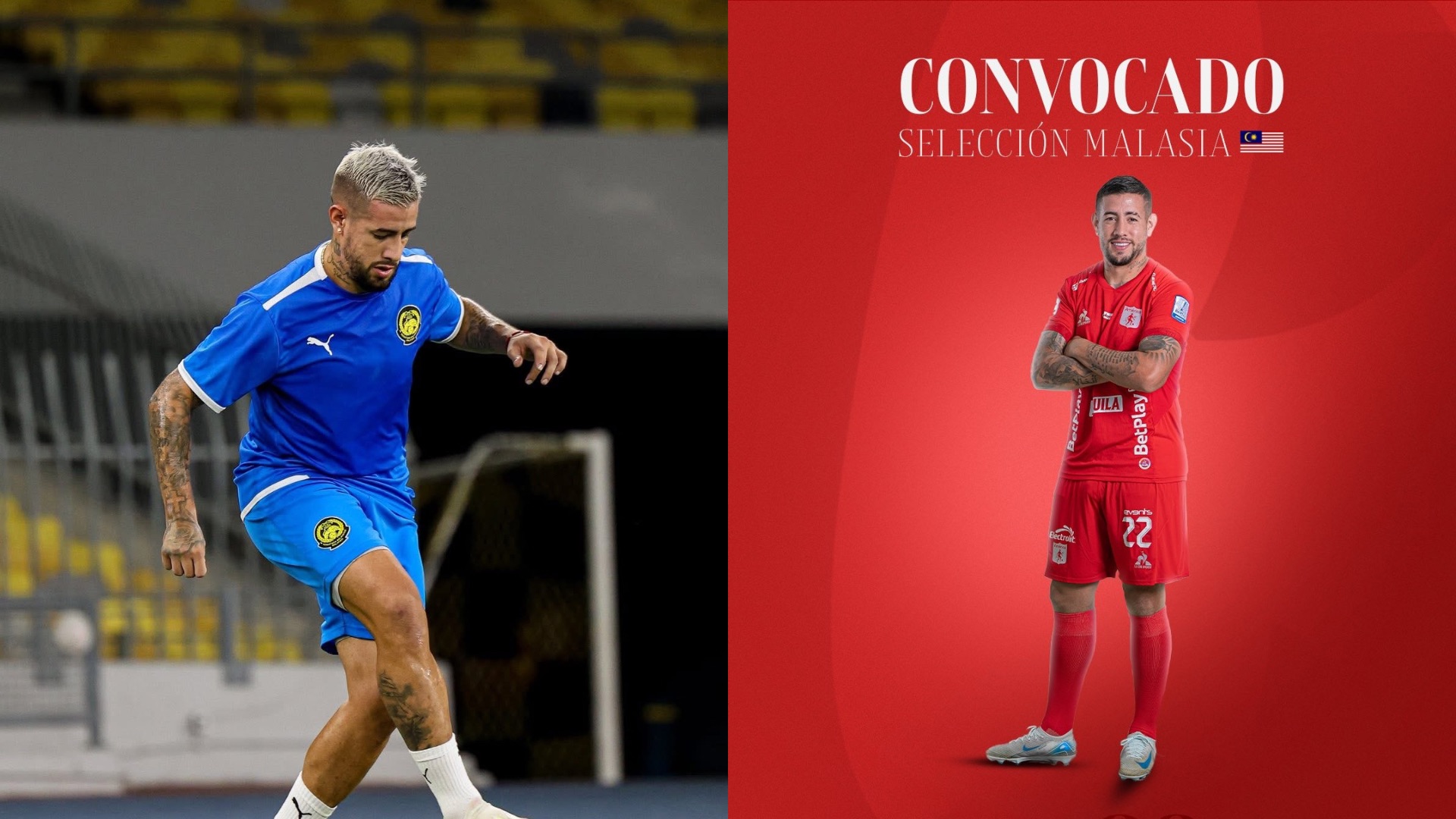 Pesanan CD América Kepada Holgado & Harimau Malaya