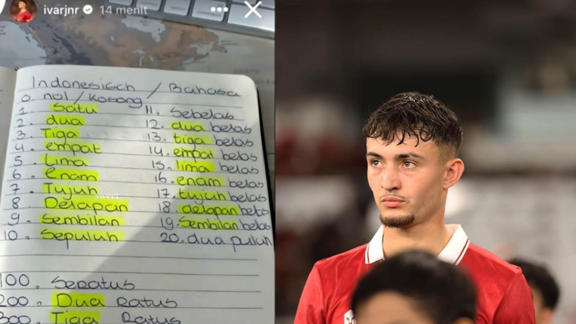 Ivar Jenner Serius Belajar Bahasa Indonesia, Sampai Bikin Catatan