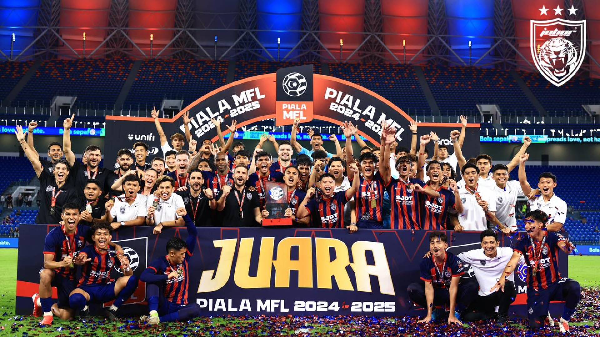 JDT Raih 16 Trofi Musim 2024/25
