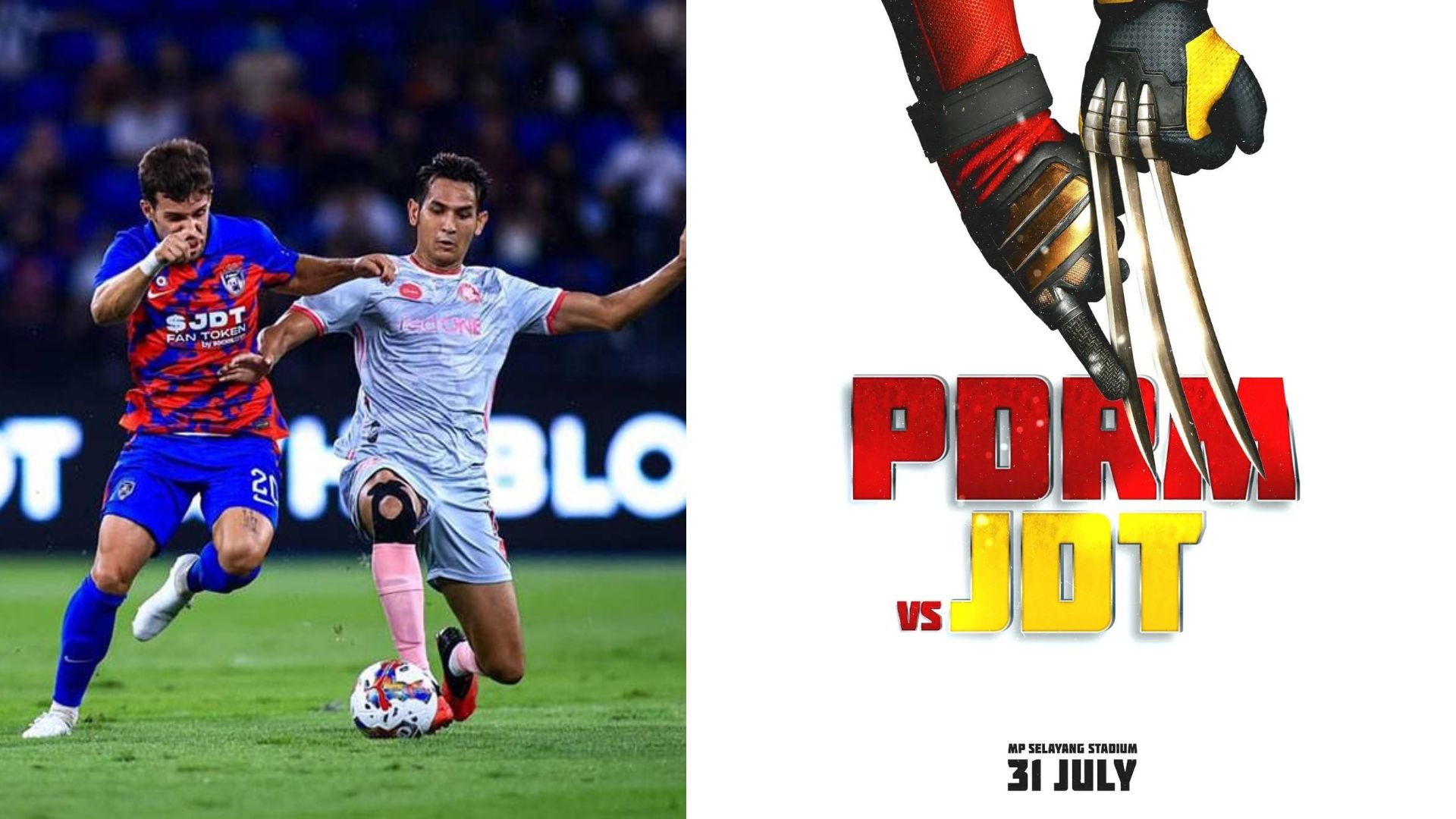 Penyokong Tertanya-Tanya Maksud Sebenar Poster PDRM Vs JDT