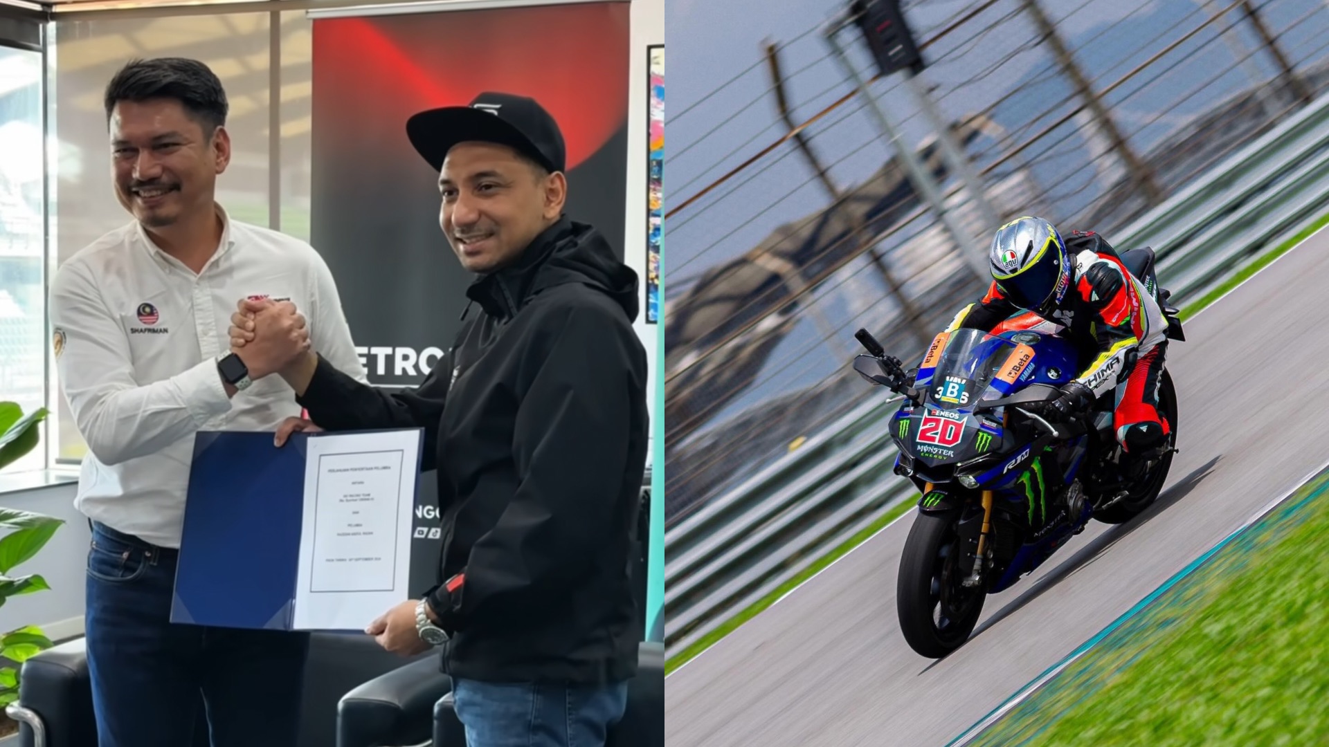 Zizan Bakal Ceburi Dunia Lumba Motor?
